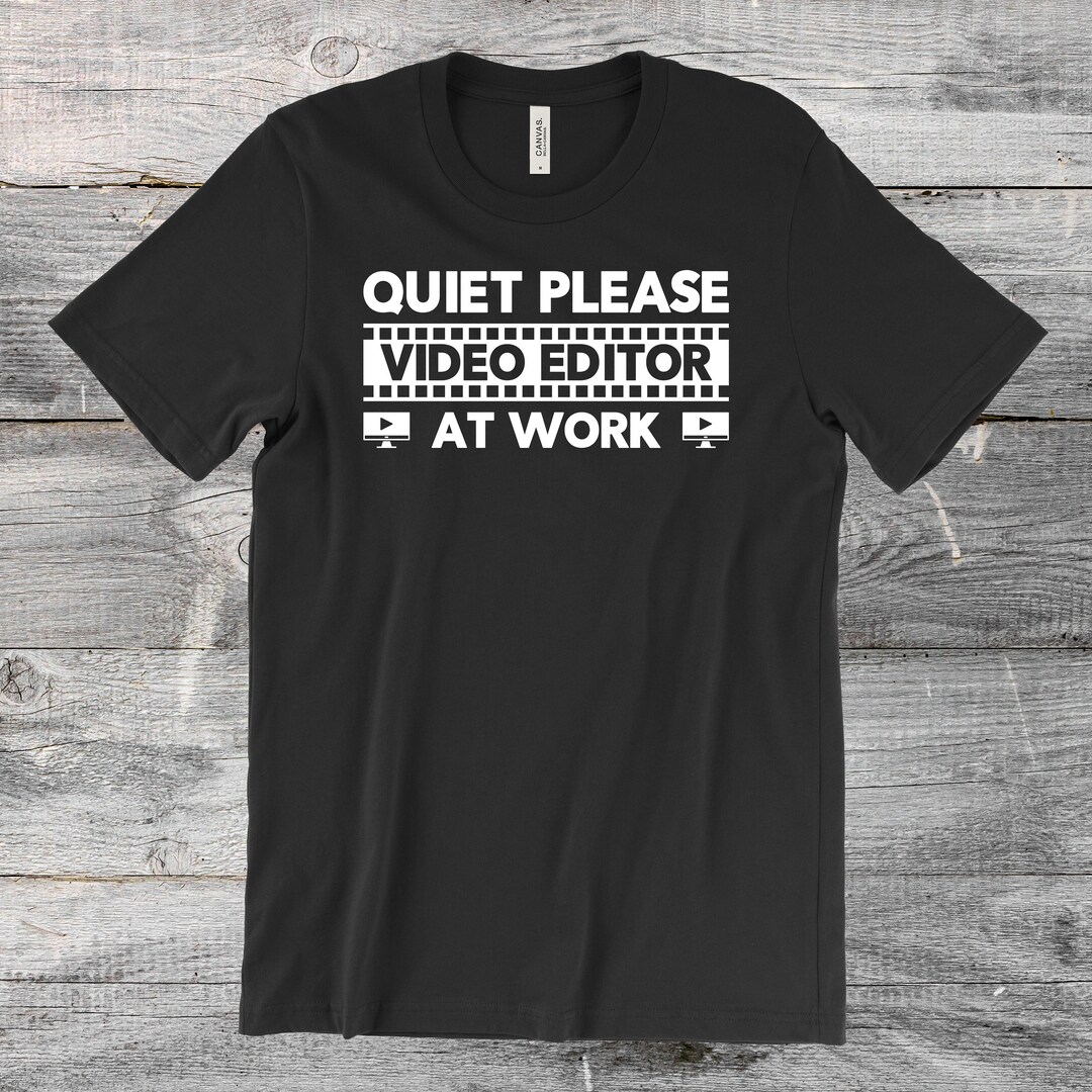 Video Editor T-shirt, Youtube Shirt, Uploading Shirt, Vlogger Shirt ...
