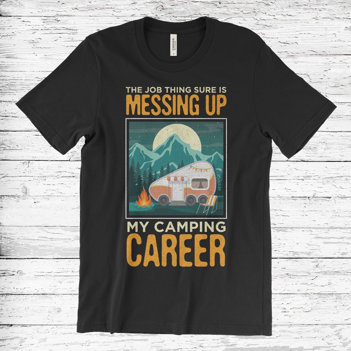 RV Camping Vintage Retro Funny 5th Wheel Motorhome Camper - Etsy