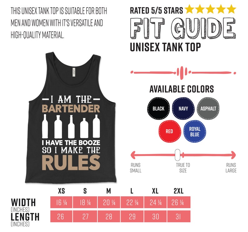Bartender T-shirt, Bartender Gift, Bartender Tank Top, Bartender Gifts ...