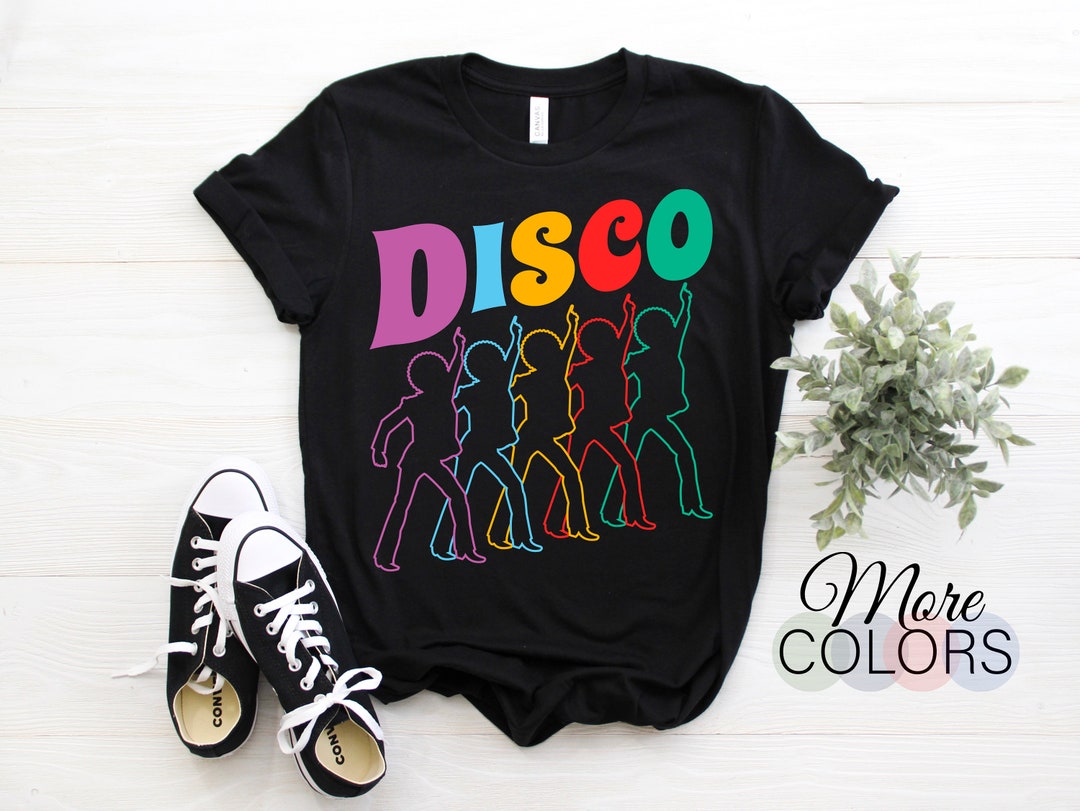 Disco T-shirt 70s Disco Themed Shirt Vintage Retro Dancing, 1970's ...