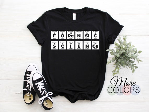 Forensic Science Periodic Table T-shirt Crime Scene Evidence - Etsy