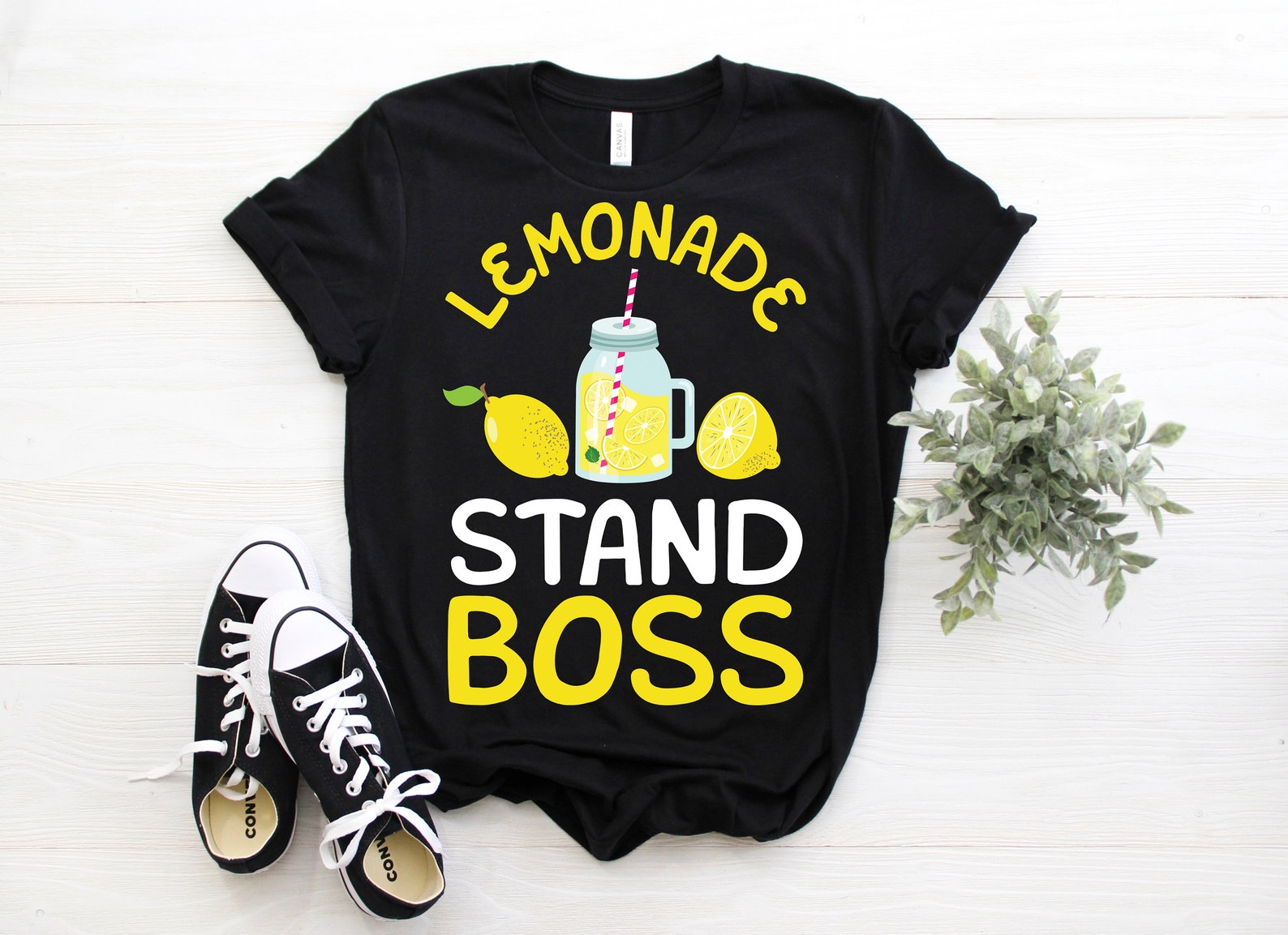 Lemonade Stand Boss T-shirt Ice Lemon Juice Crew Owned - Etsy