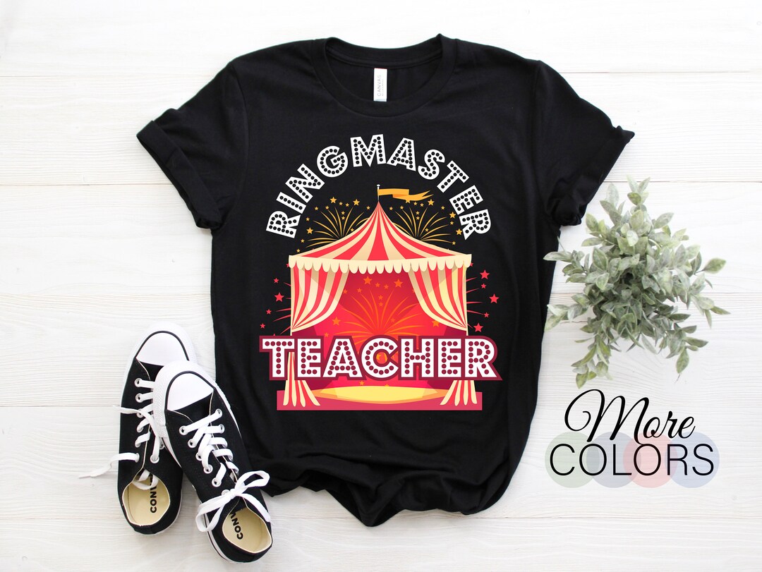 Circus Staff Ringmaster Costume Carnival Vintage T-shirt, Clowns Tamer ...