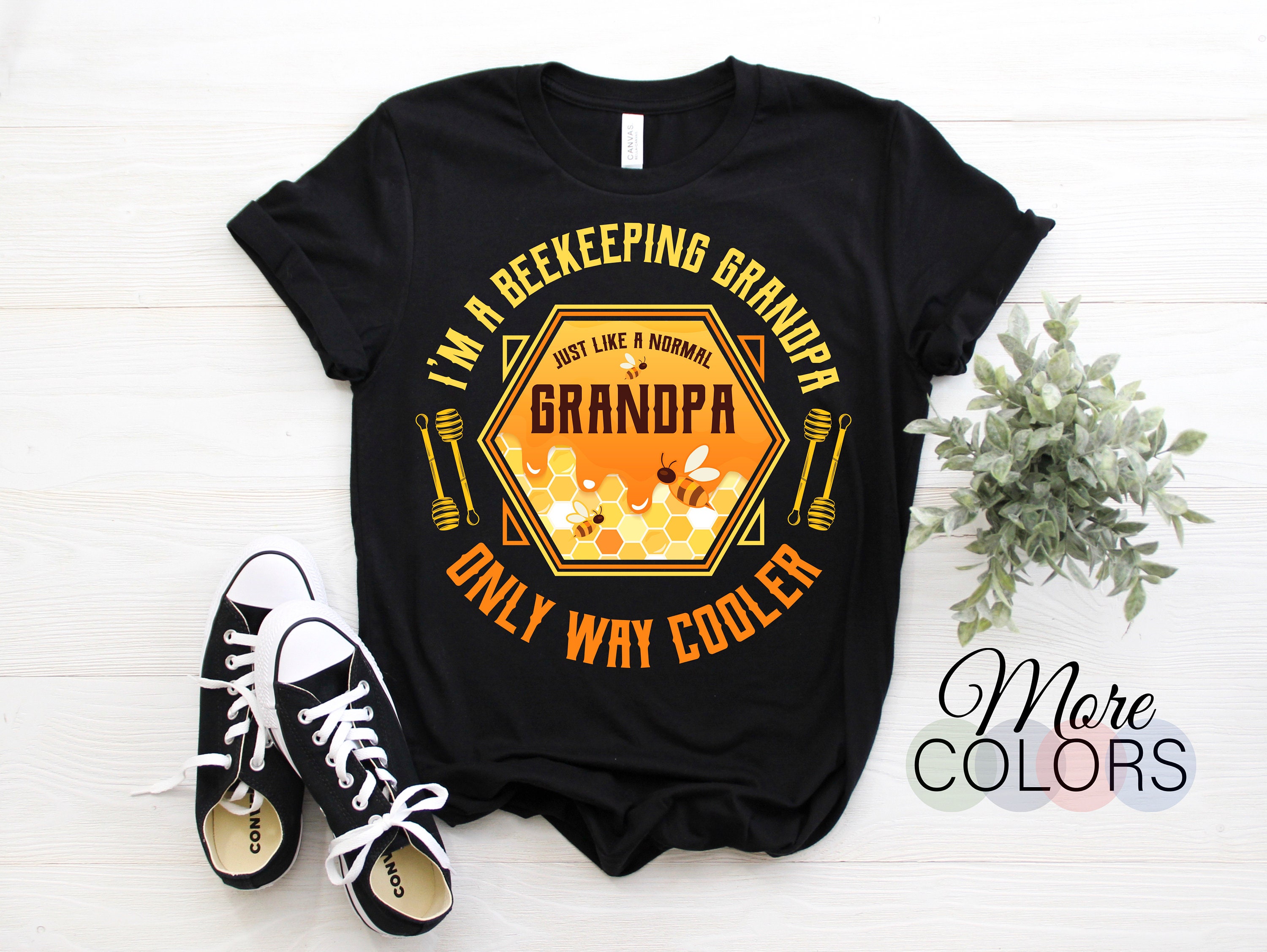 Beekeeping Grandpa T-shirt, Beekeeper Gift, Bee Shirt, Save the Bees ...