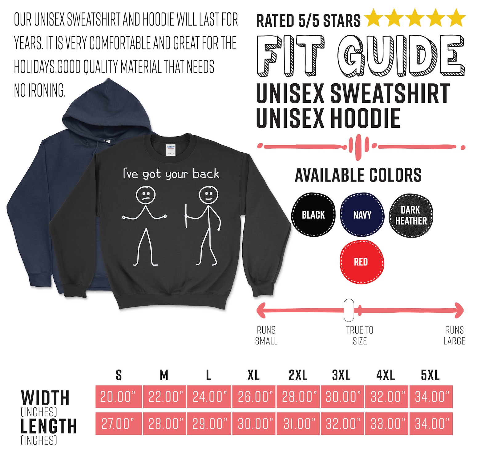 I Got Your Back Stick Figure Friendship Novelty Sarcasm Teens Funny T ...