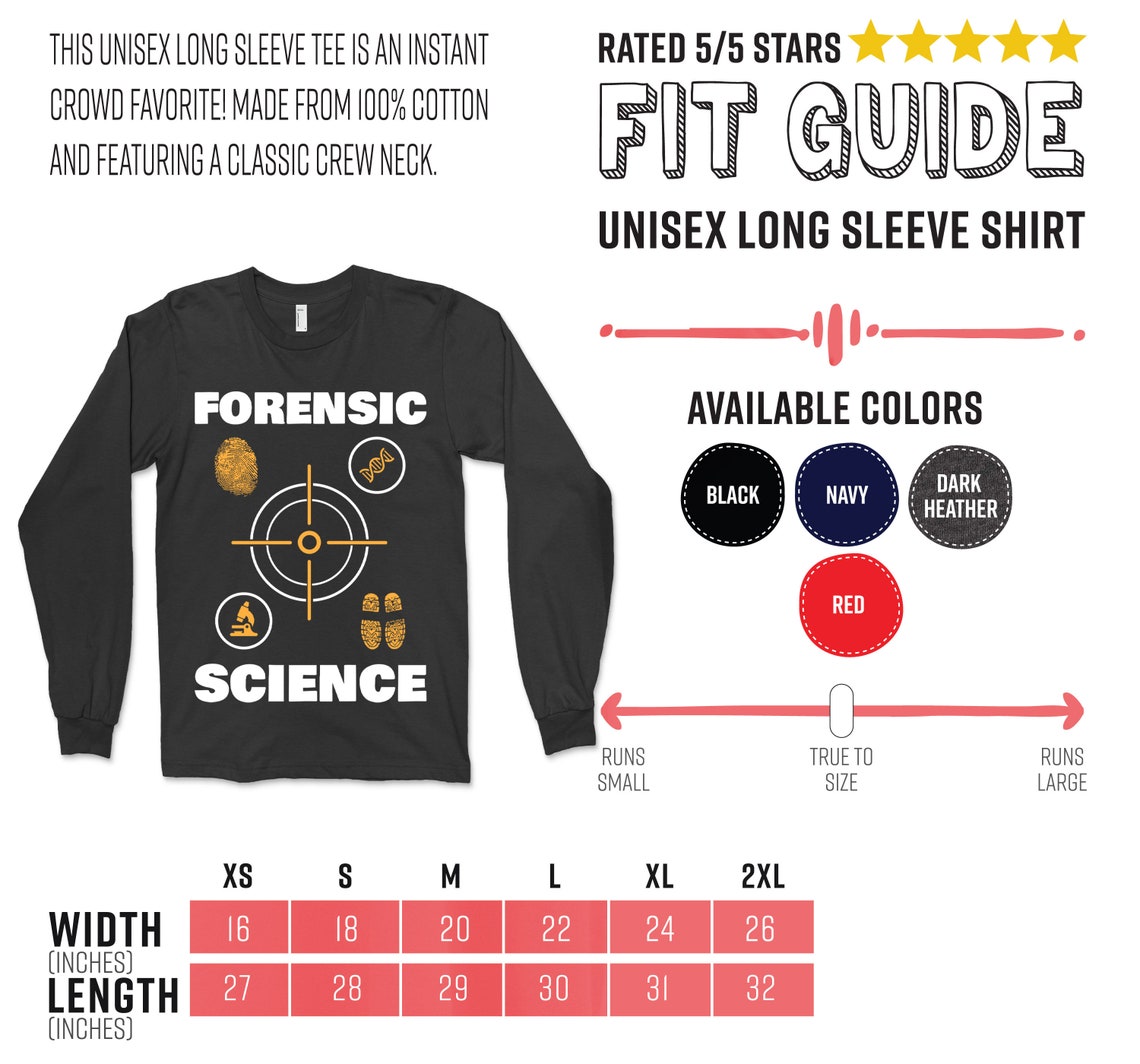 Forensic Science T-shirt, Crime Scene Evidence Tshirt, DNA Fingerprints ...