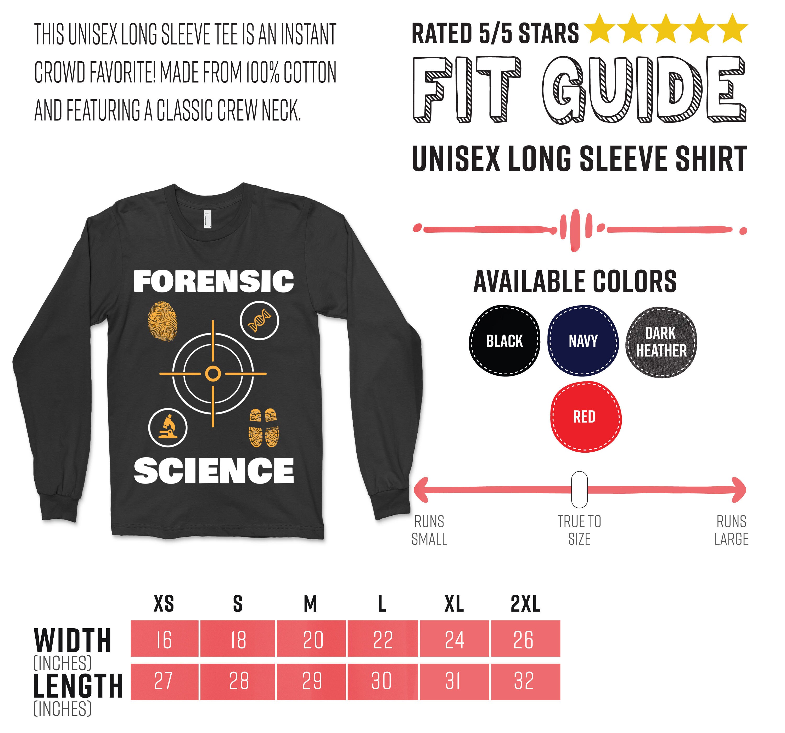Forensic Science T-shirt, Crime Scene Evidence Tshirt, DNA Fingerprints ...