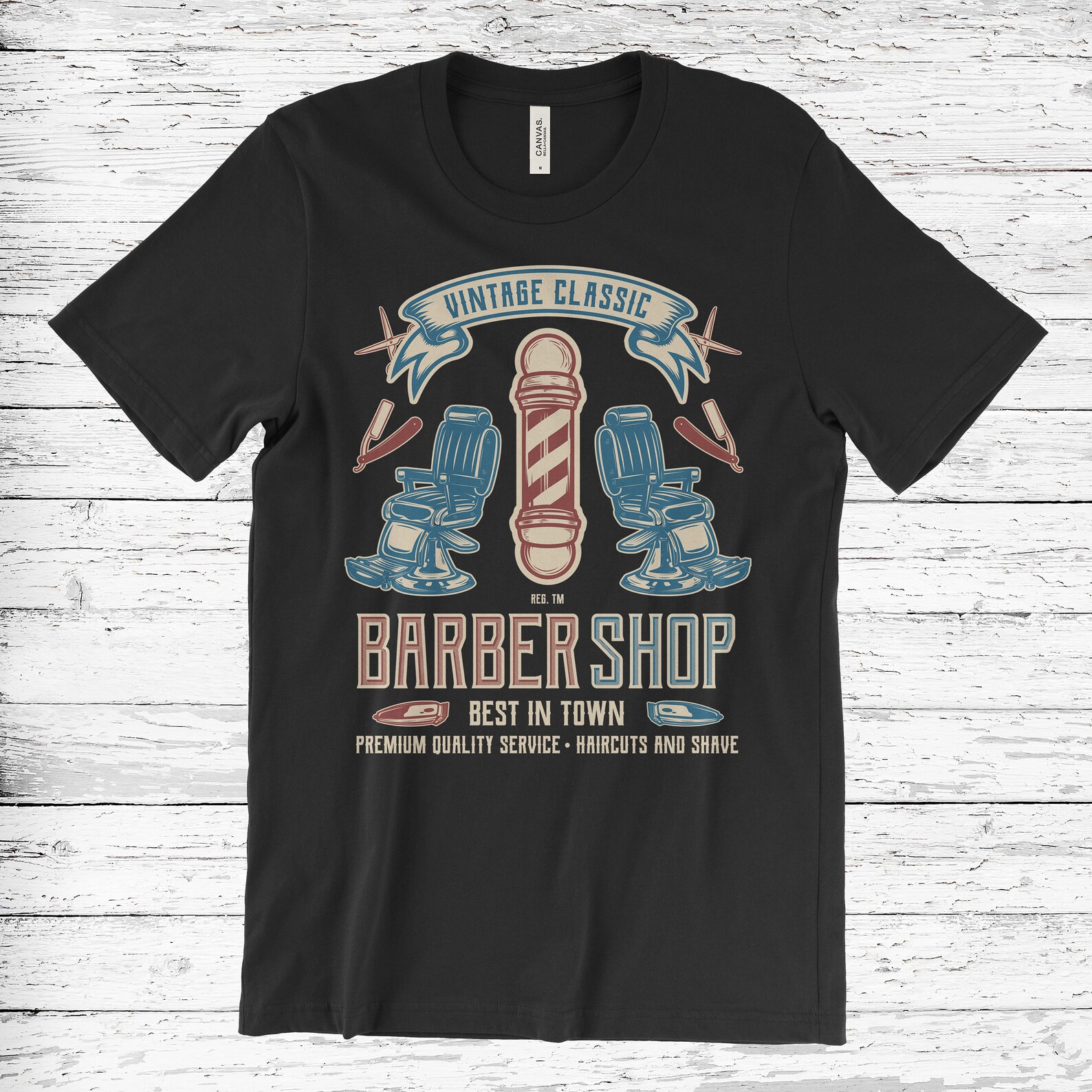 Barber Vintage T-Shirt Barber Gift Barber TShirt Funny | Etsy