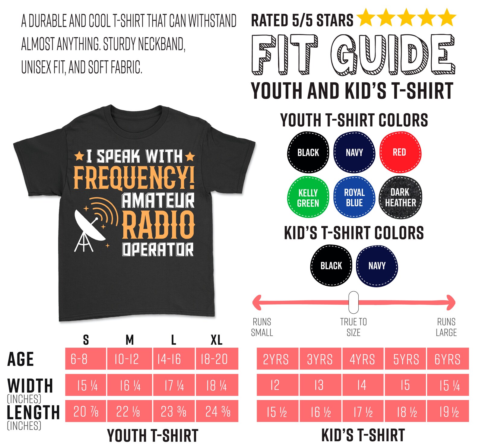 Amateur Radio T-shirt Vintage Retro Ham Radio Shirts - Etsy
