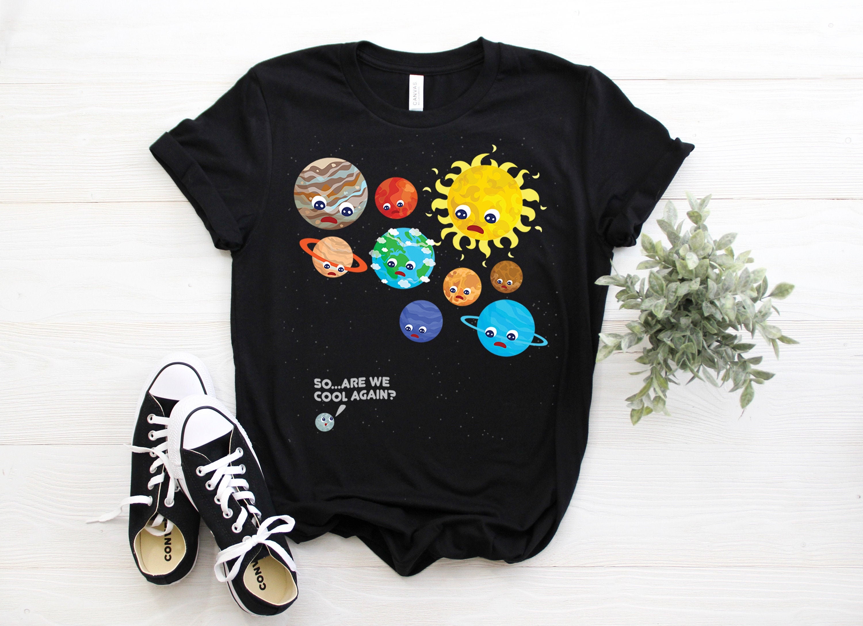 Pluto Solar System T Shirts
