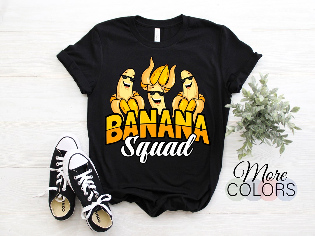 Funny Banana Squad Lover Fruit Bananas Summer Vacation T-shirt ...