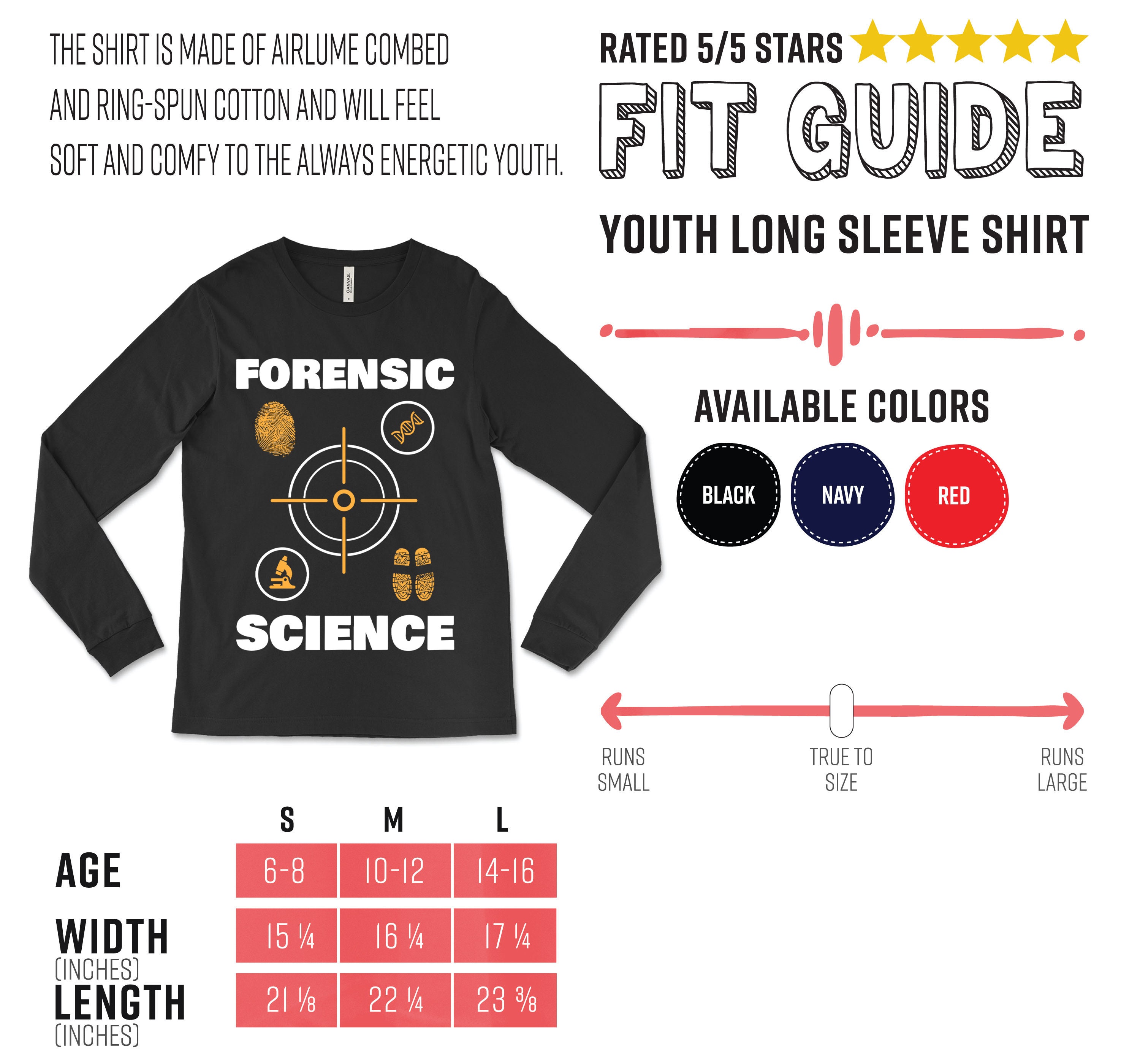 Forensic Science T-shirt, Crime Scene Evidence Tshirt, DNA Fingerprints ...