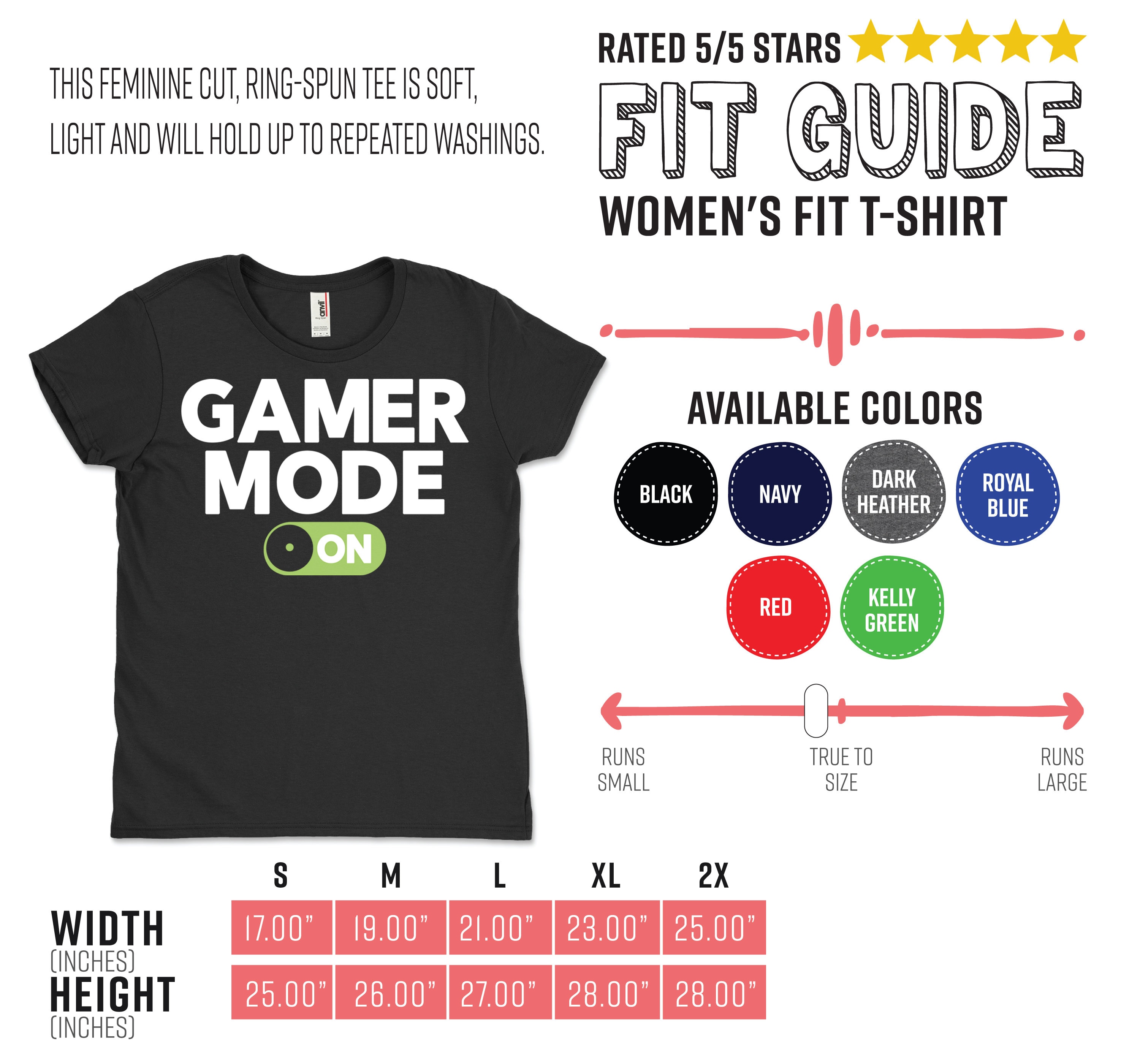 Gamer Mode Gaming Shirt, Video Game Tee, Playing Games Lovers, Gamers ...