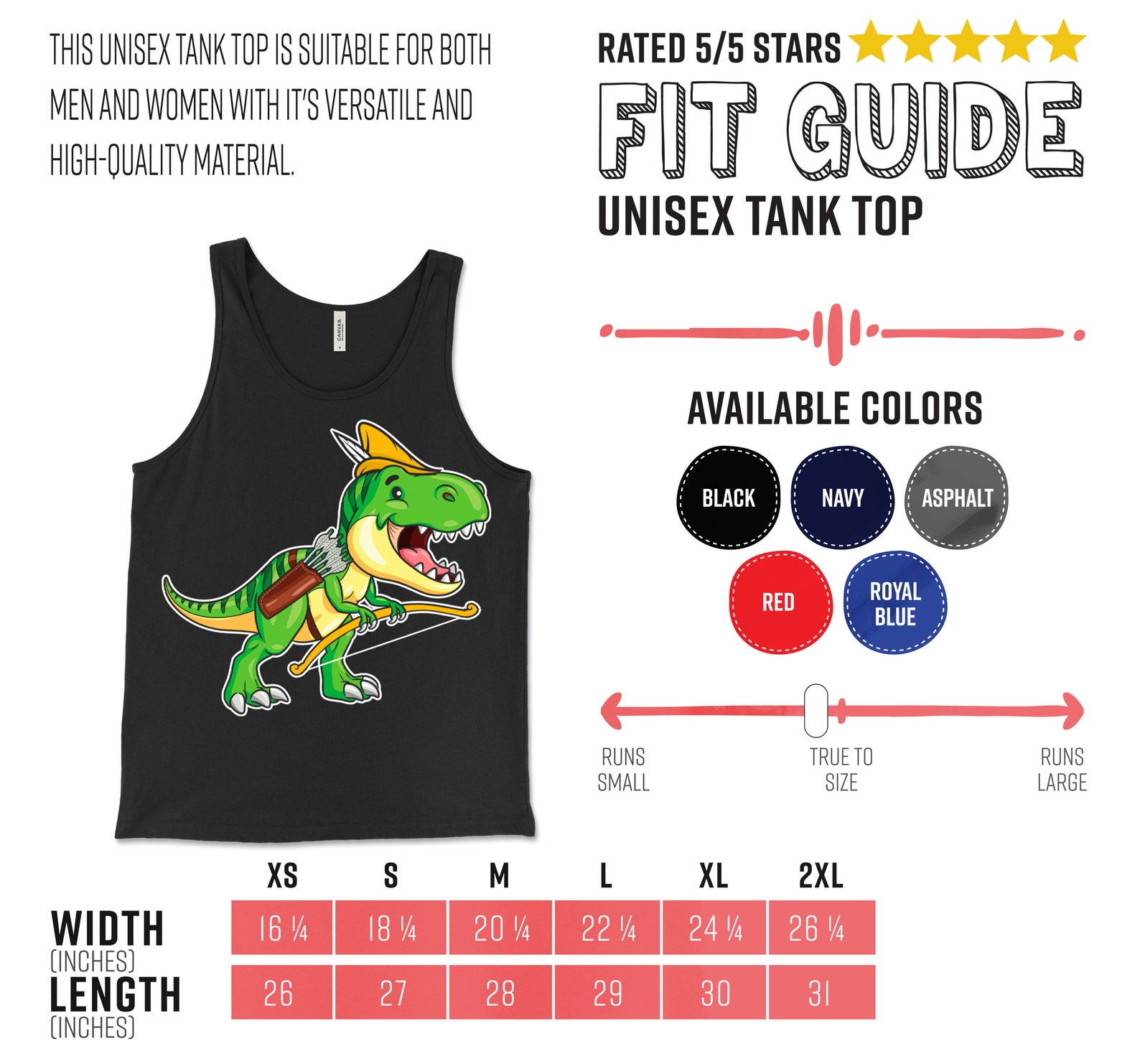 Archery T-rex Archer Gift Outfit, Arrow Bow Sport Dino Dinosaurs Lover ...