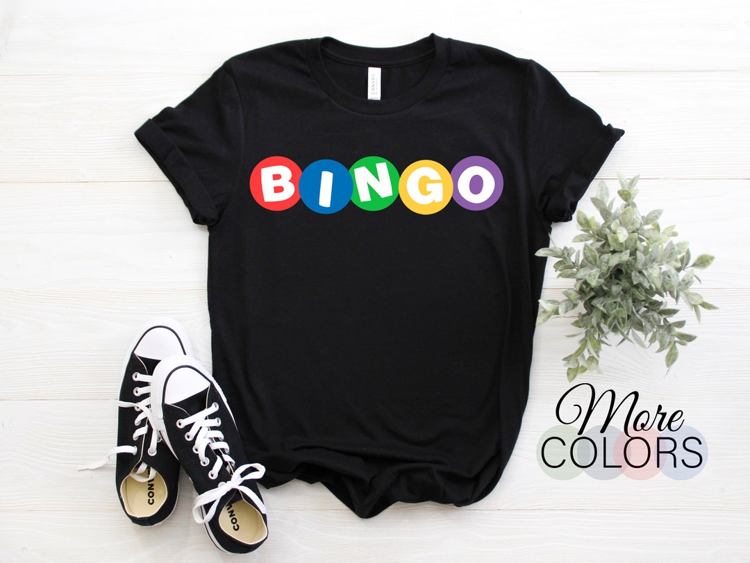 Bingo T-shirt, Bingo Gift, Bingo Tshirt, Bingo Tee, I Love Bingo, Bingo ...