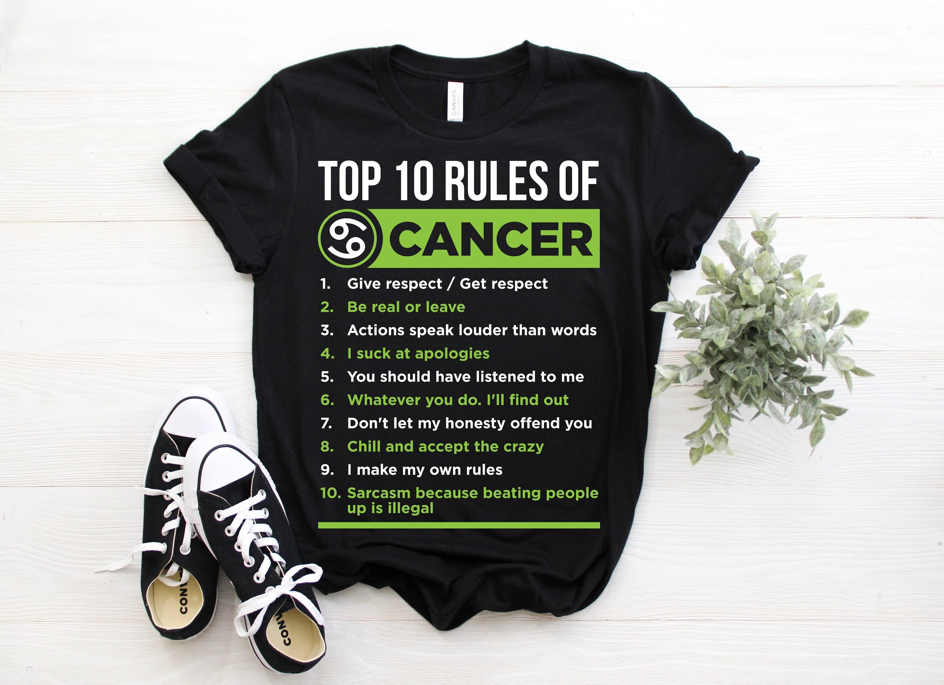 Cancer Top 10 Rules Horoscope Zodiac Astrological Sign Funny - Etsy