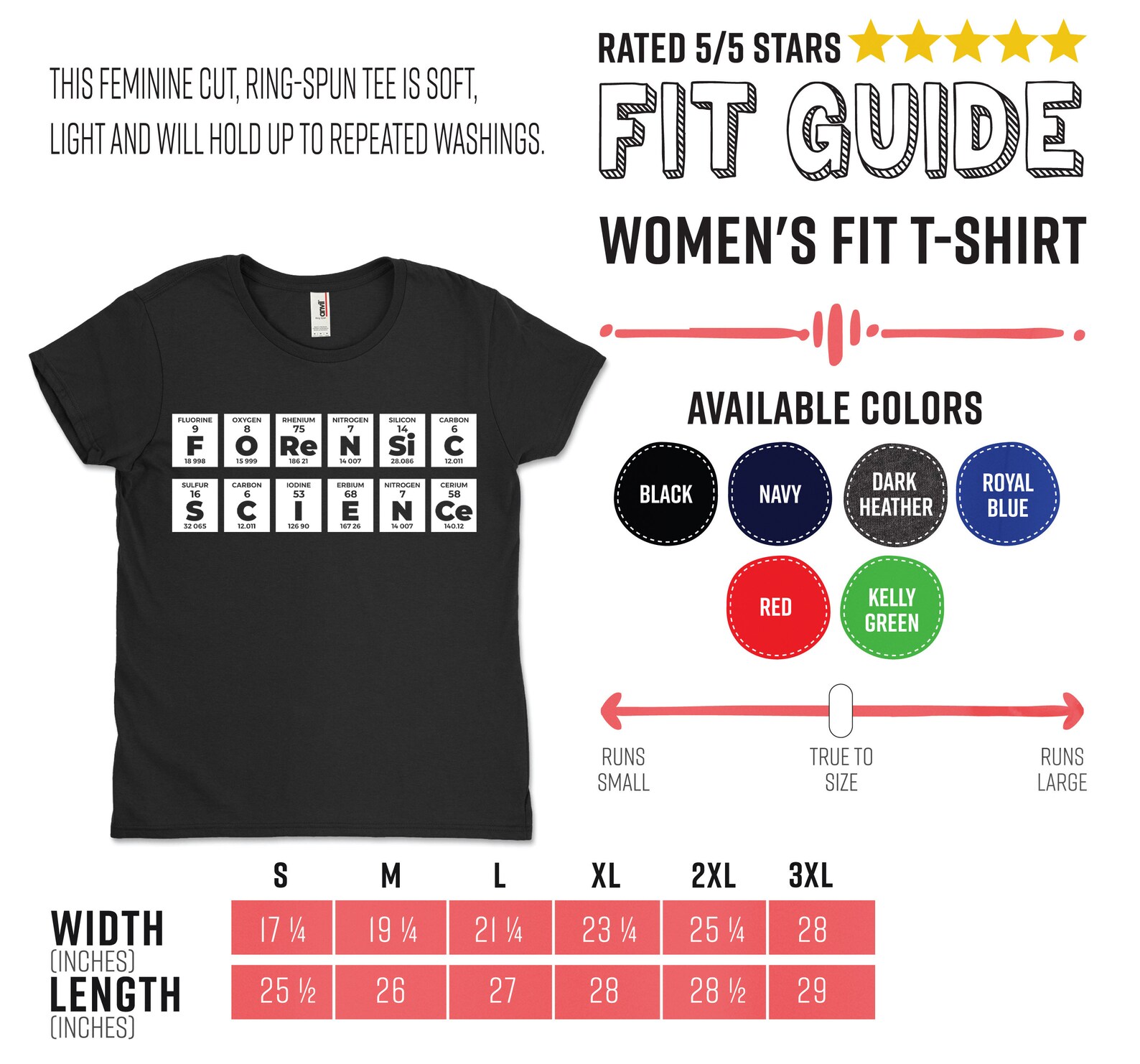 Forensic Science Periodic Table T-shirt Crime Scene Evidence - Etsy