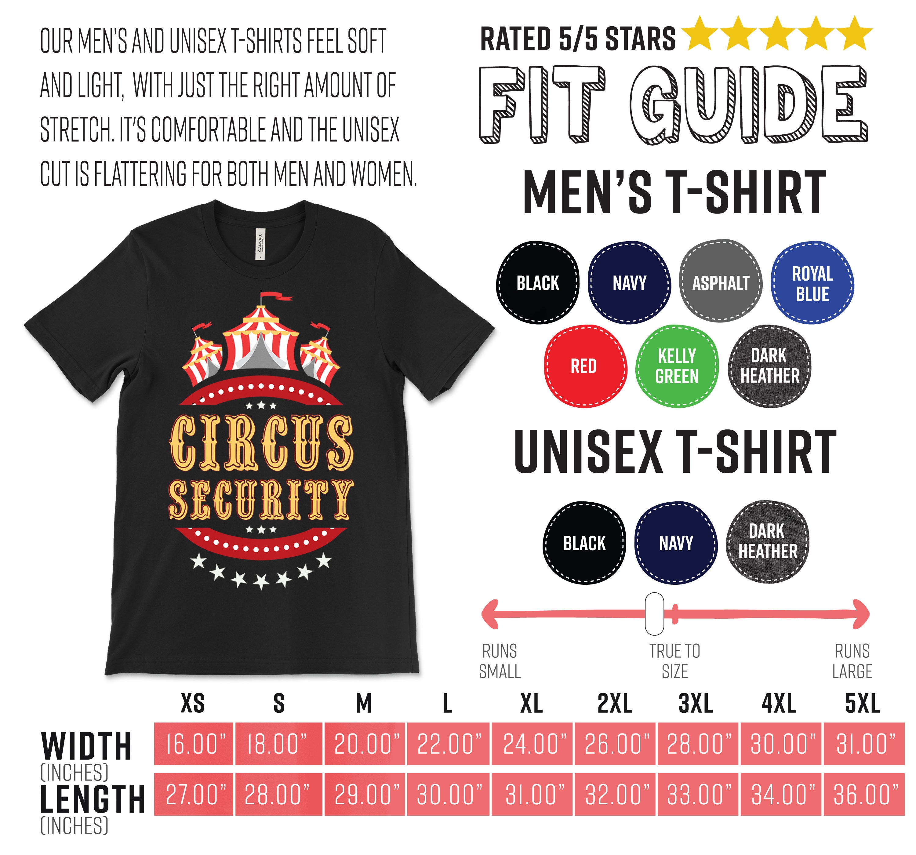 Circus Party Circus Security Vintage Retro T-shirt Circus in Here Event ...