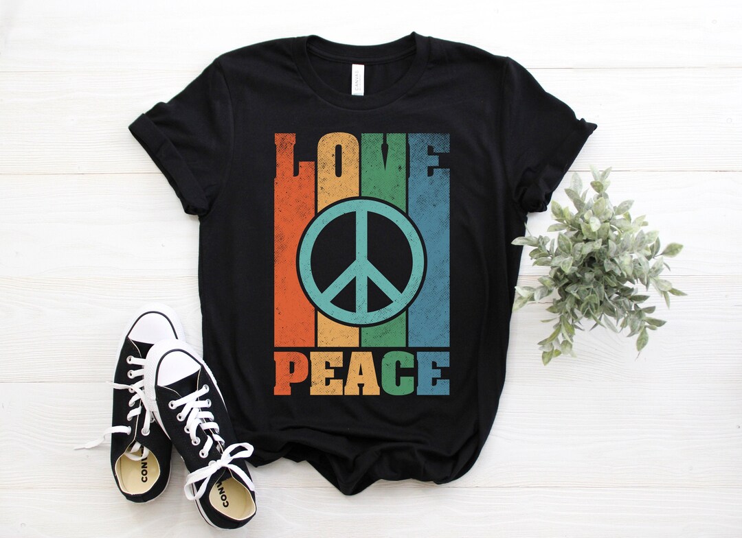 Hippie Vintage Retro Disco Costume Party Festival 70s 80s 60s T-shirt ...