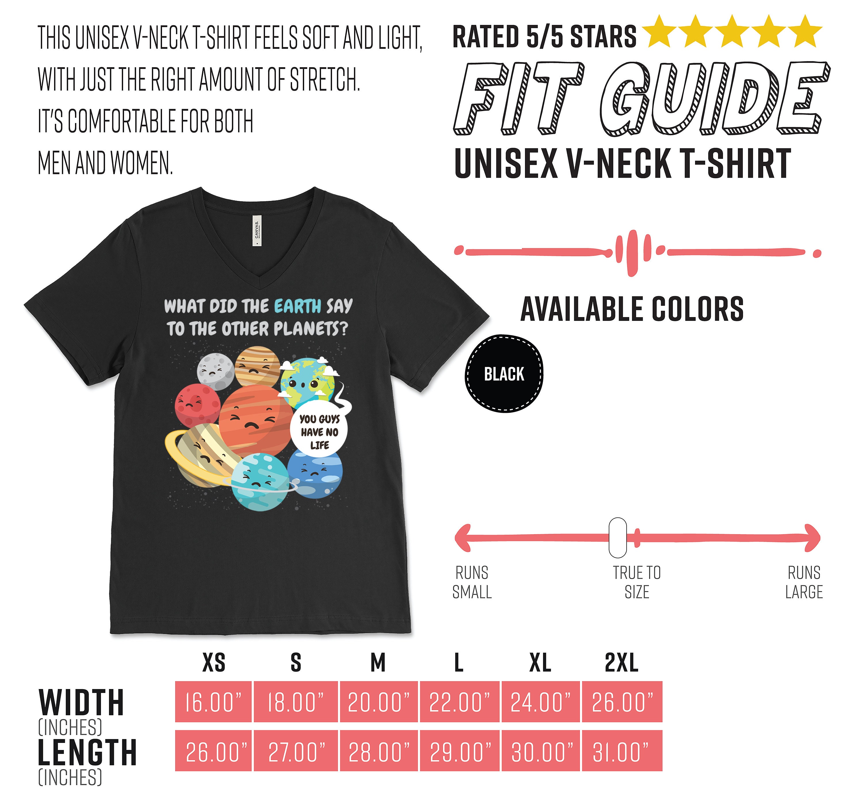 Solar System Planets T-shirt Space Geeks Gift Space Shirt - Etsy