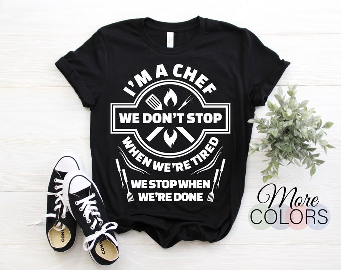 Chef Shirts Funny Chef T-shirt Chef Tee Shirts Cool Chef - Etsy