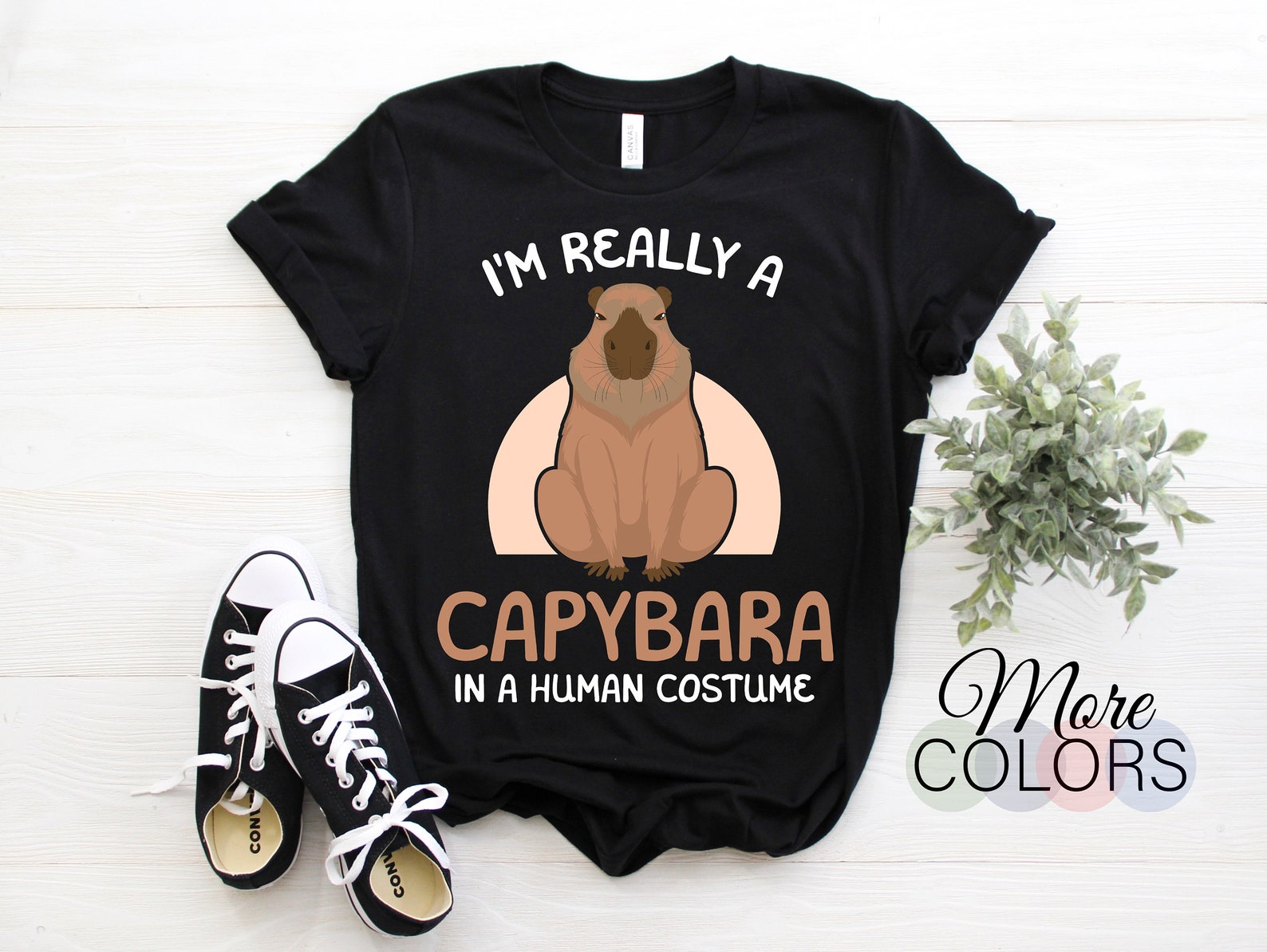 I'm A Capybara in A Human Costume T-shirt Capybaras | Etsy