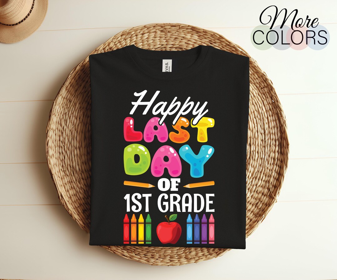 1st Graduation Grade Class Elementary School Graduate Gifts T-shirt ...