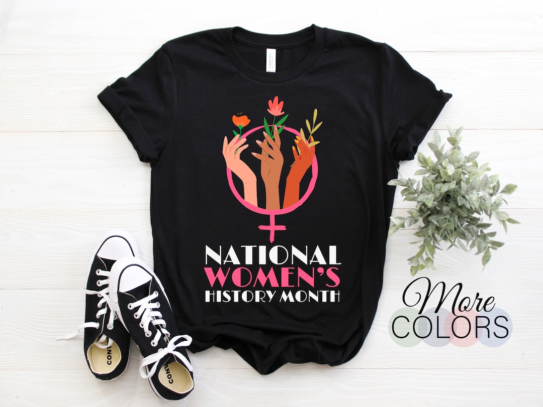 National Women's History Month 2024 Womens History Month T-shirt, Happy ...