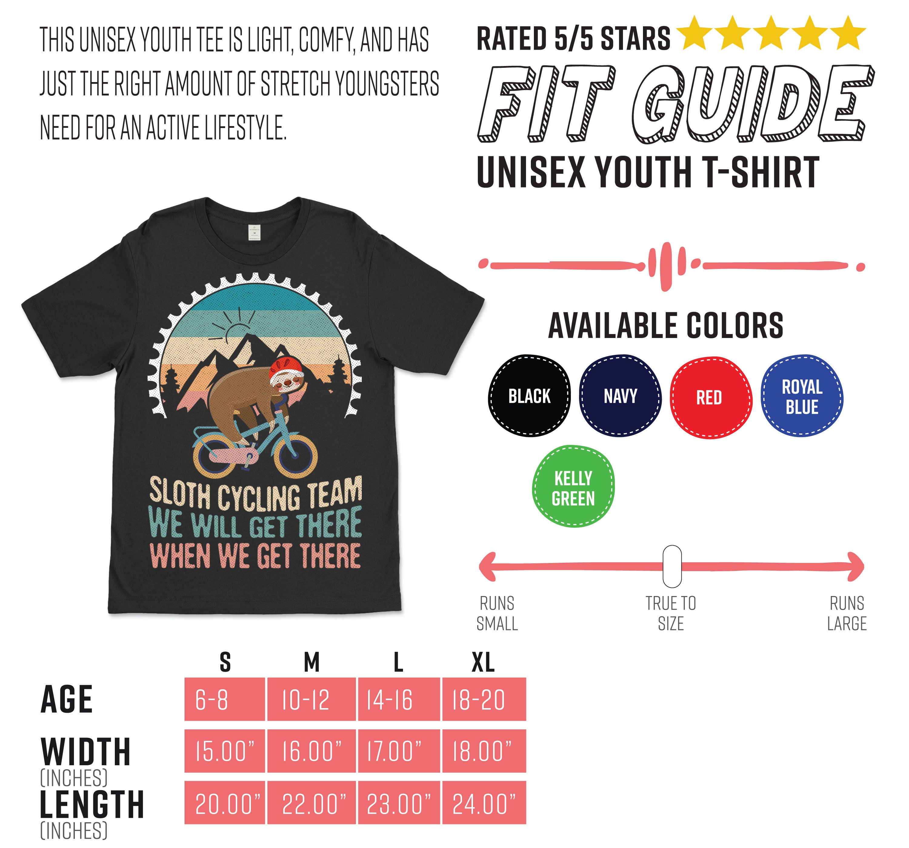 Funny Vintage Sloth Cycling Bike Bicycle Riding Biking | Etsy