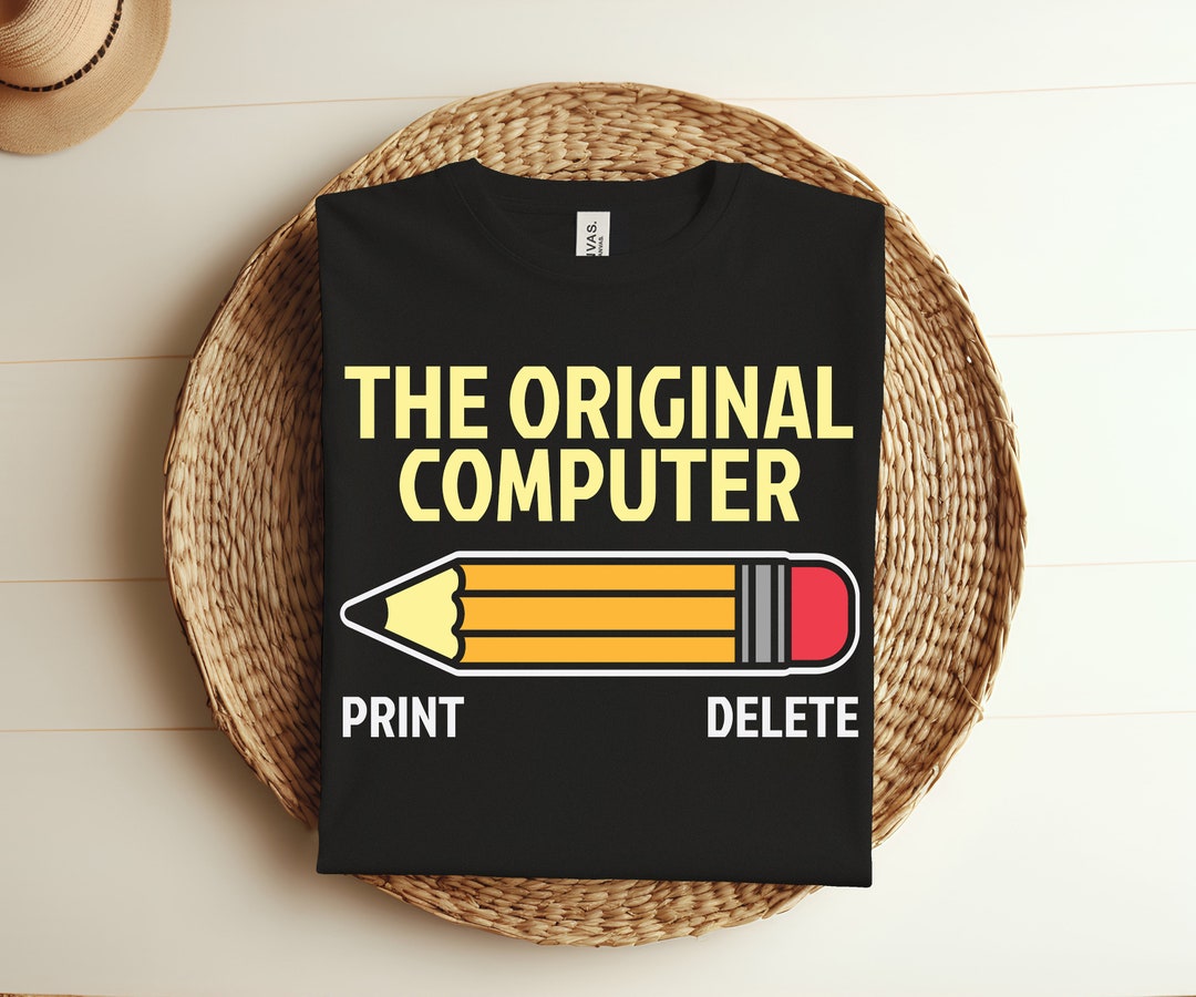 The Original Computer Vintage Sarcastic Novelty Gift Ideas Funny Print ...