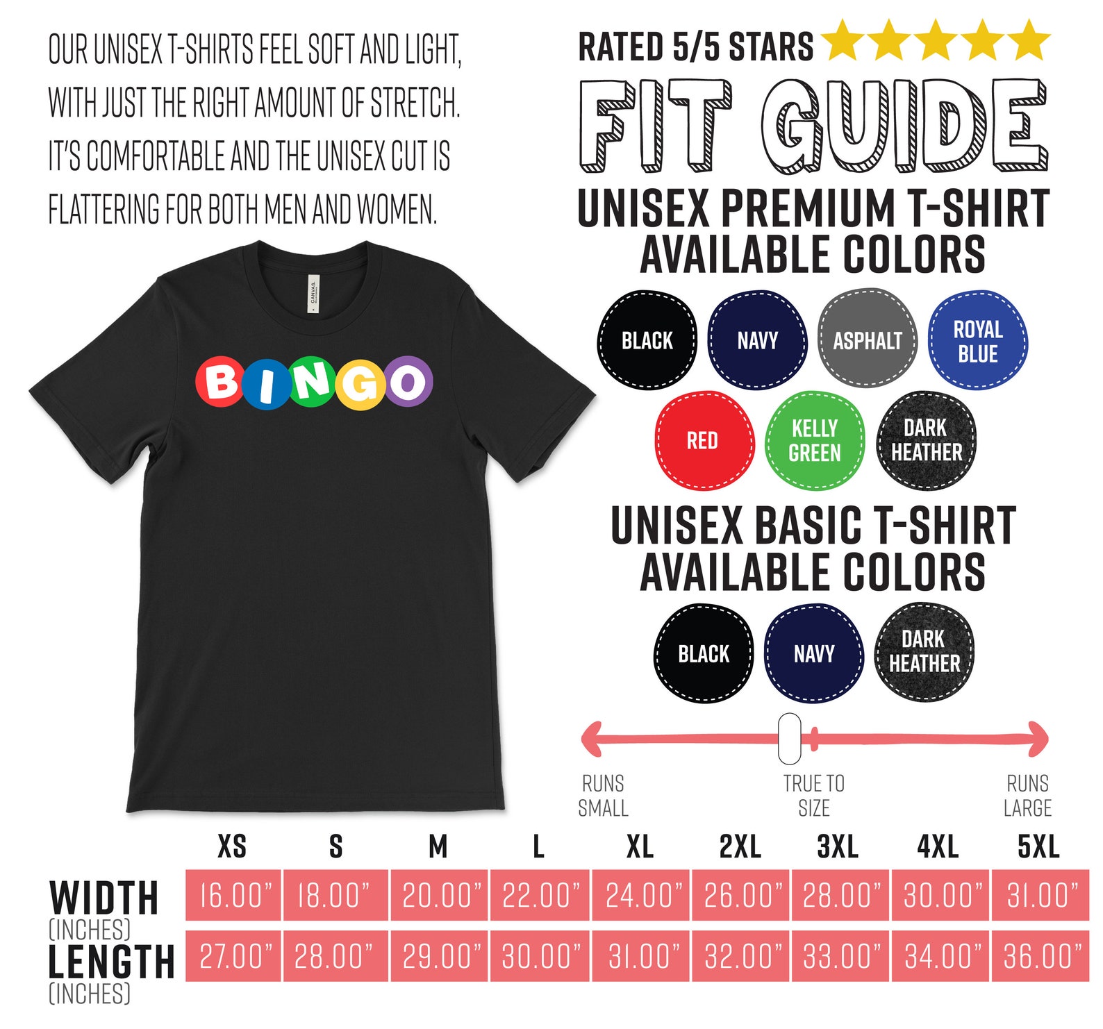 Bingo T-shirt, Bingo Gift, Bingo Tshirt, Bingo Tee, I Love Bingo, Bingo ...