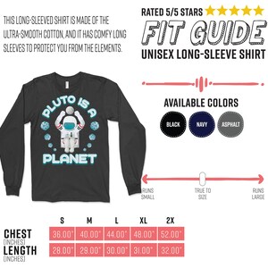 Pluto Planet Solar System Dwarf Planets Space Astronaut Gift T-shirt ...