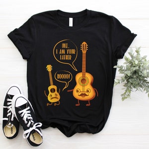 Uke I Am Your Father Ukulele Guitar Player Music Gift T-shirt, Funny ...