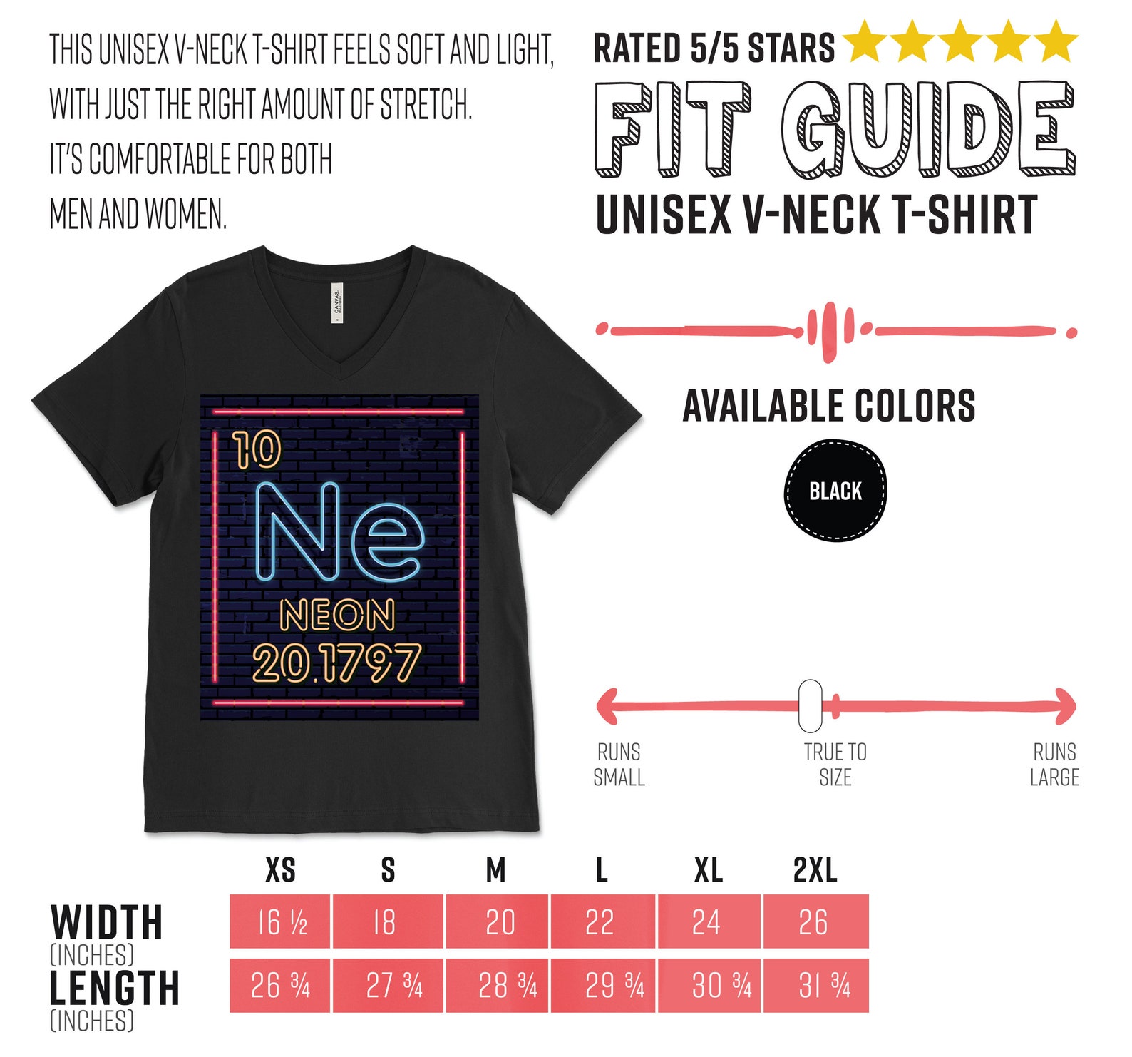 Neon Element Purple Periodic Table Chemistry Nerd Gift T-shirt ...