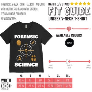 Forensic Science T-shirt, Crime Scene Evidence Tshirt, DNA Fingerprints ...