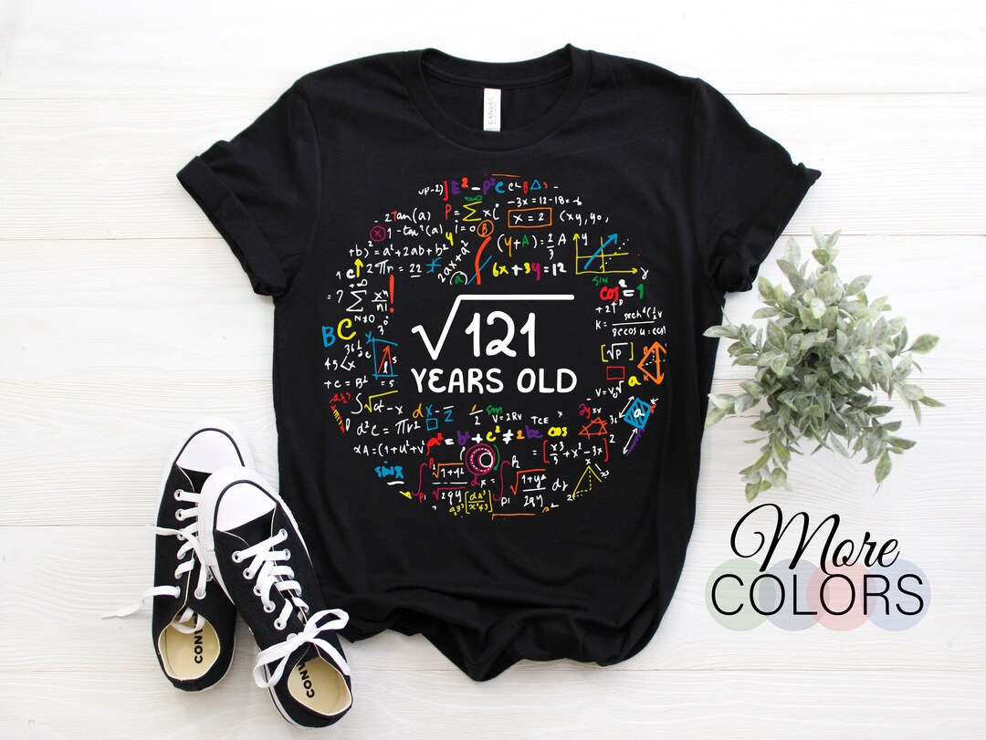 Square Root of 121 11th Eleventh Birthday 11 Year Old Gifts Boys Girls ...