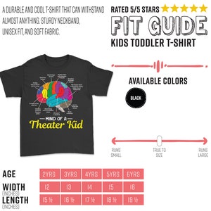 Mind of Theatre Kid T-shirt, Musical Drama Actor Actress Gift, Broadway ...