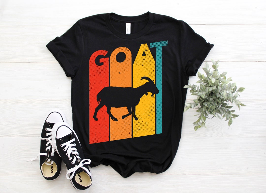 Goat Vintage Retro T-shirt, Funny Goats Shirts, Farmer Gifts, Cute ...