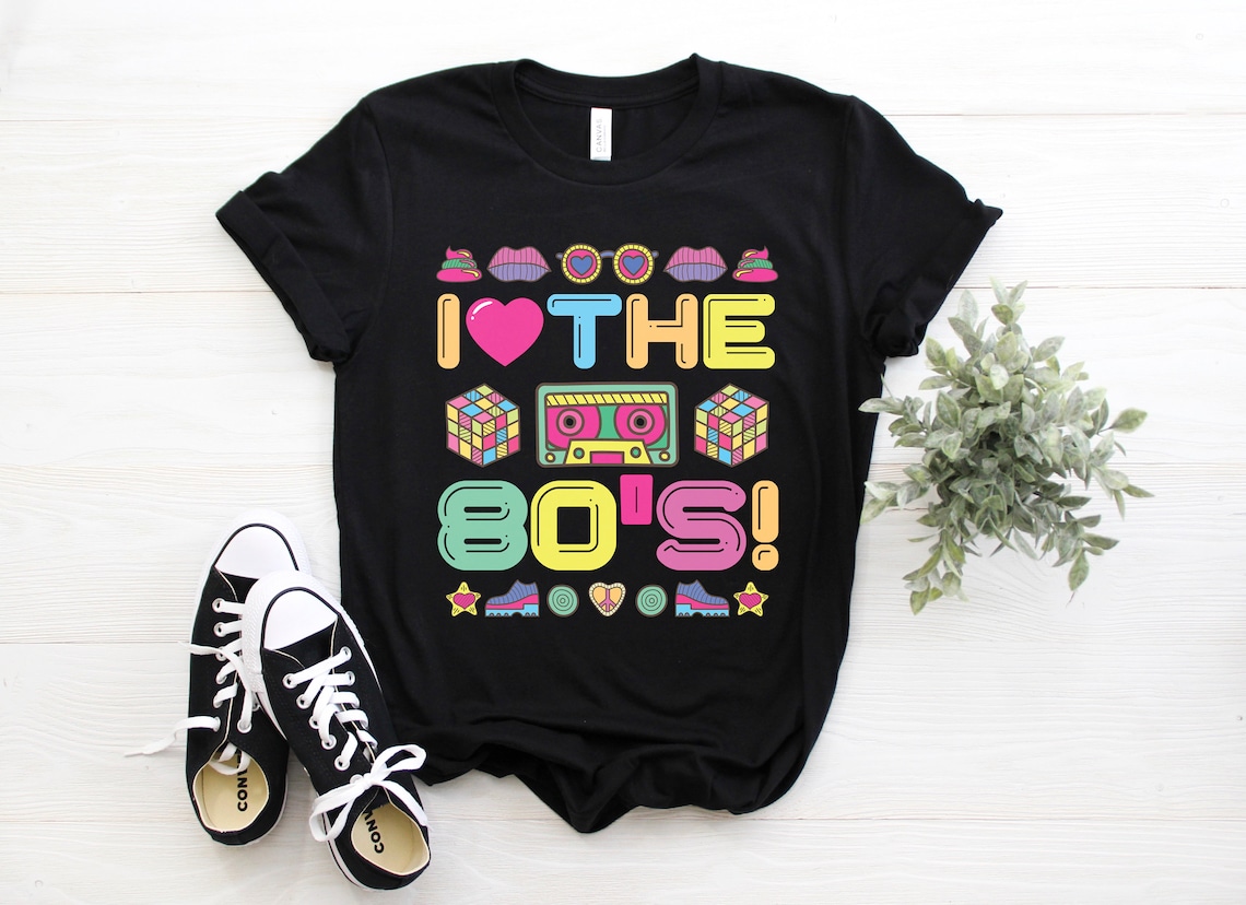 80s T-shirt 80s Costume Clothing Tshirt 80s T Shirts 80s - Etsy