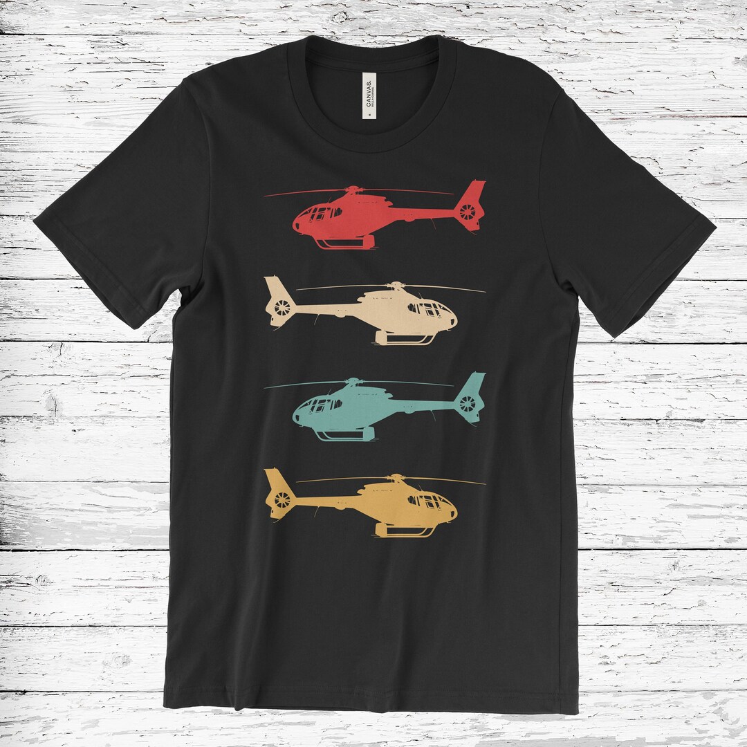 Helicopter T-shirt, Helicopter Vintage T Shirts, Helicopter Pilot ...