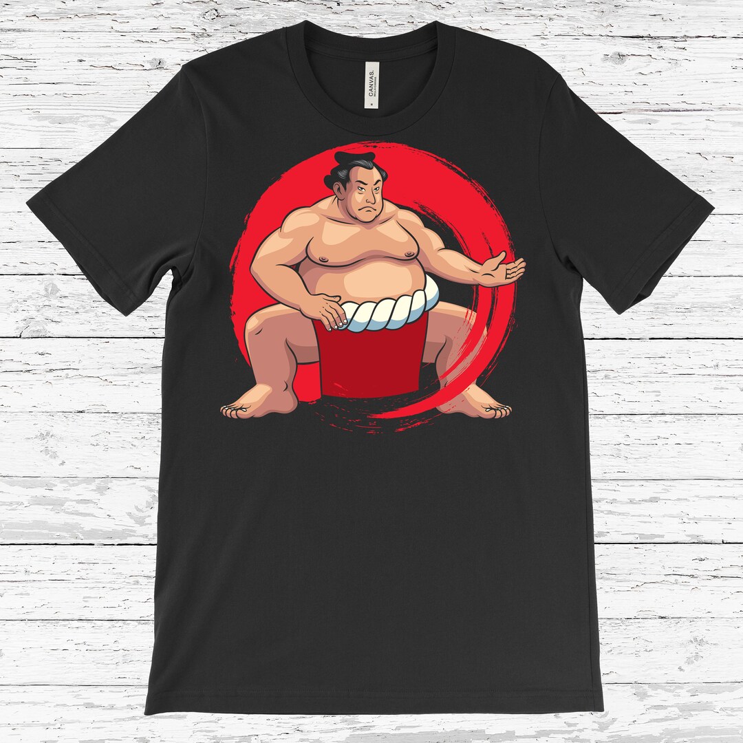 Sumo Japan Japanese Flag Wrestler T-shirt Vintage Retro Traditional ...