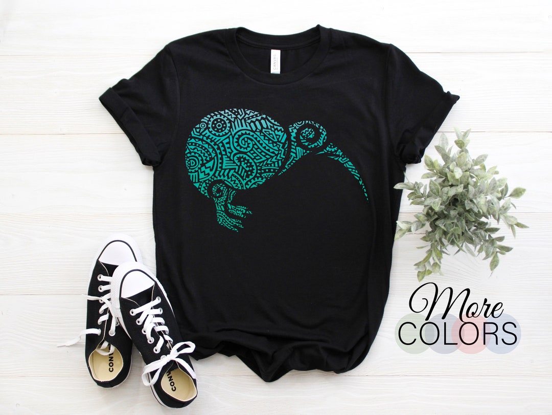 New Zealand Kiwi Maori Bird T-shirt, NZ Travel Shirt, Kiwis Gift ...