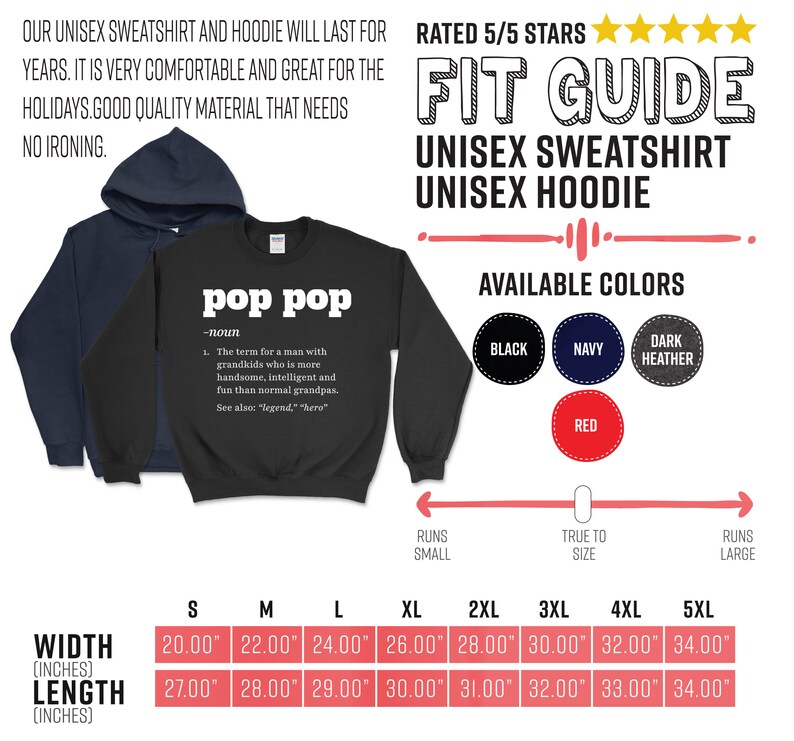 Pop Pop Definition Funny Poppop Dictionary for Men Grandpa T-shirt ...