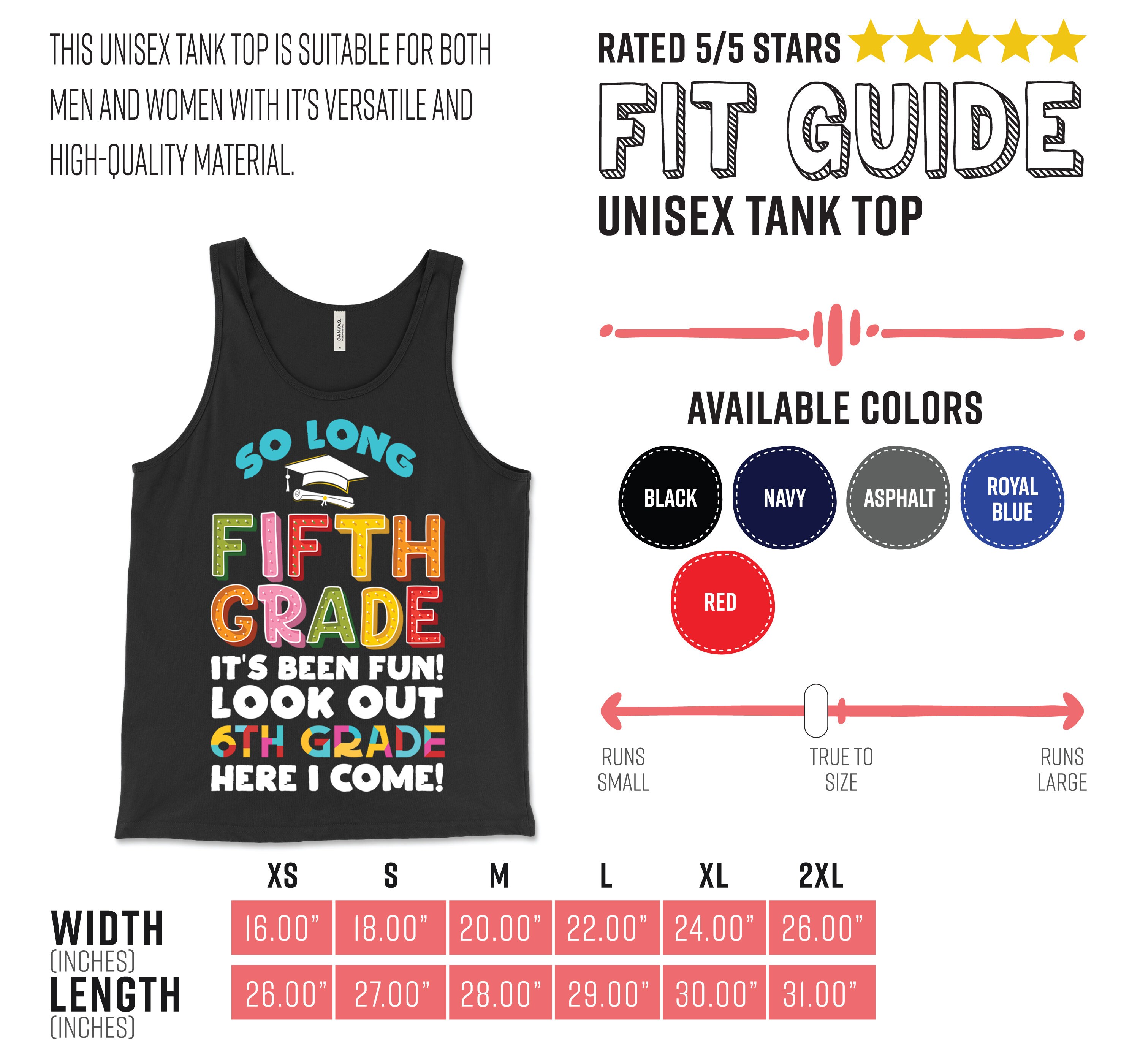 5th Graduation Grade Class School Graduate Gifts T-shirt Five - Etsy