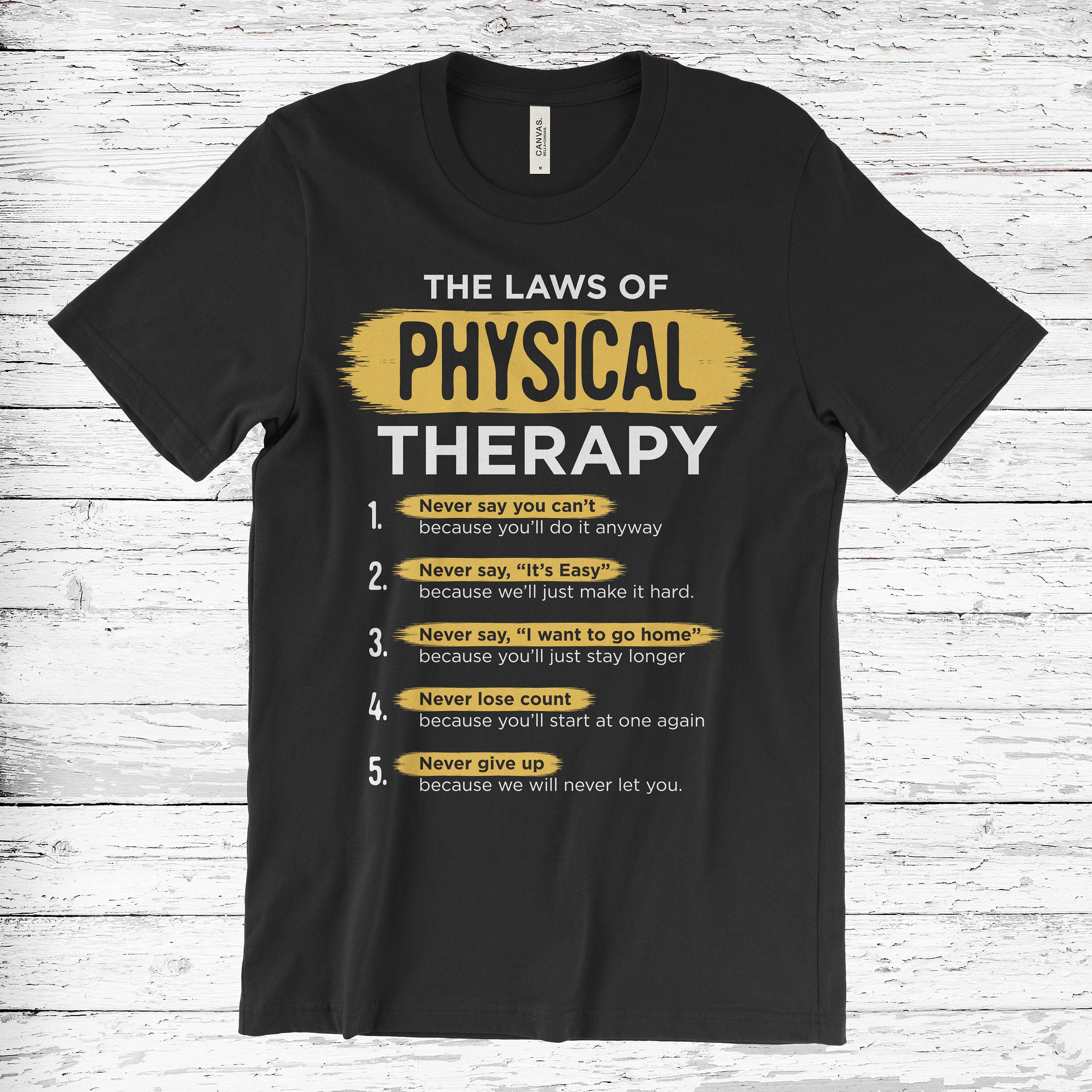 PT Physical Therapy Gift Therapist Month T-shirt, Funny DPT Doctor Tee ...