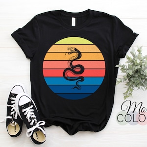 Snakes Lover Vintage Retro Snake Owner Gift T-shirt, Cute Ball Python ...