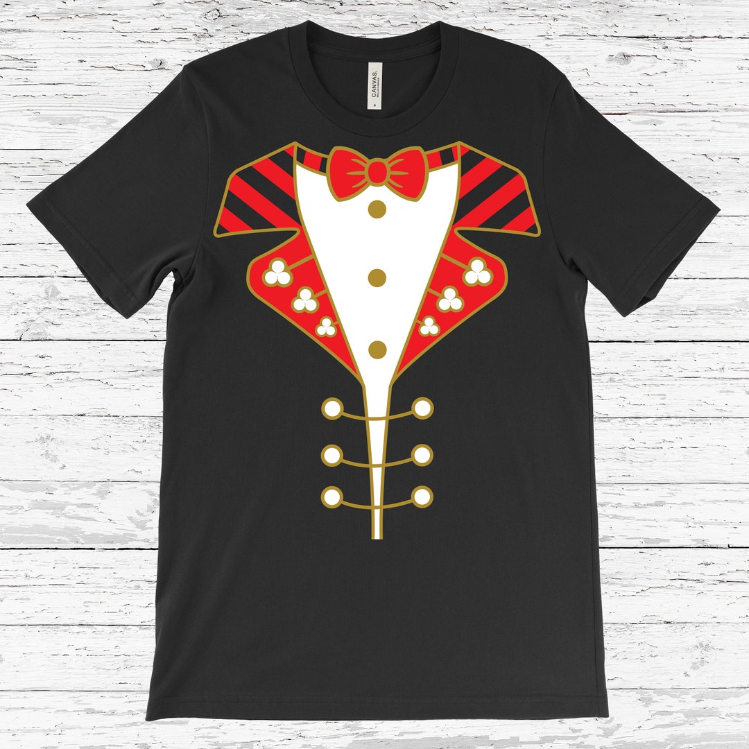 Ringmaster Costume T-shirt, Circus Staff Carnival Vintage, Clowns ...
