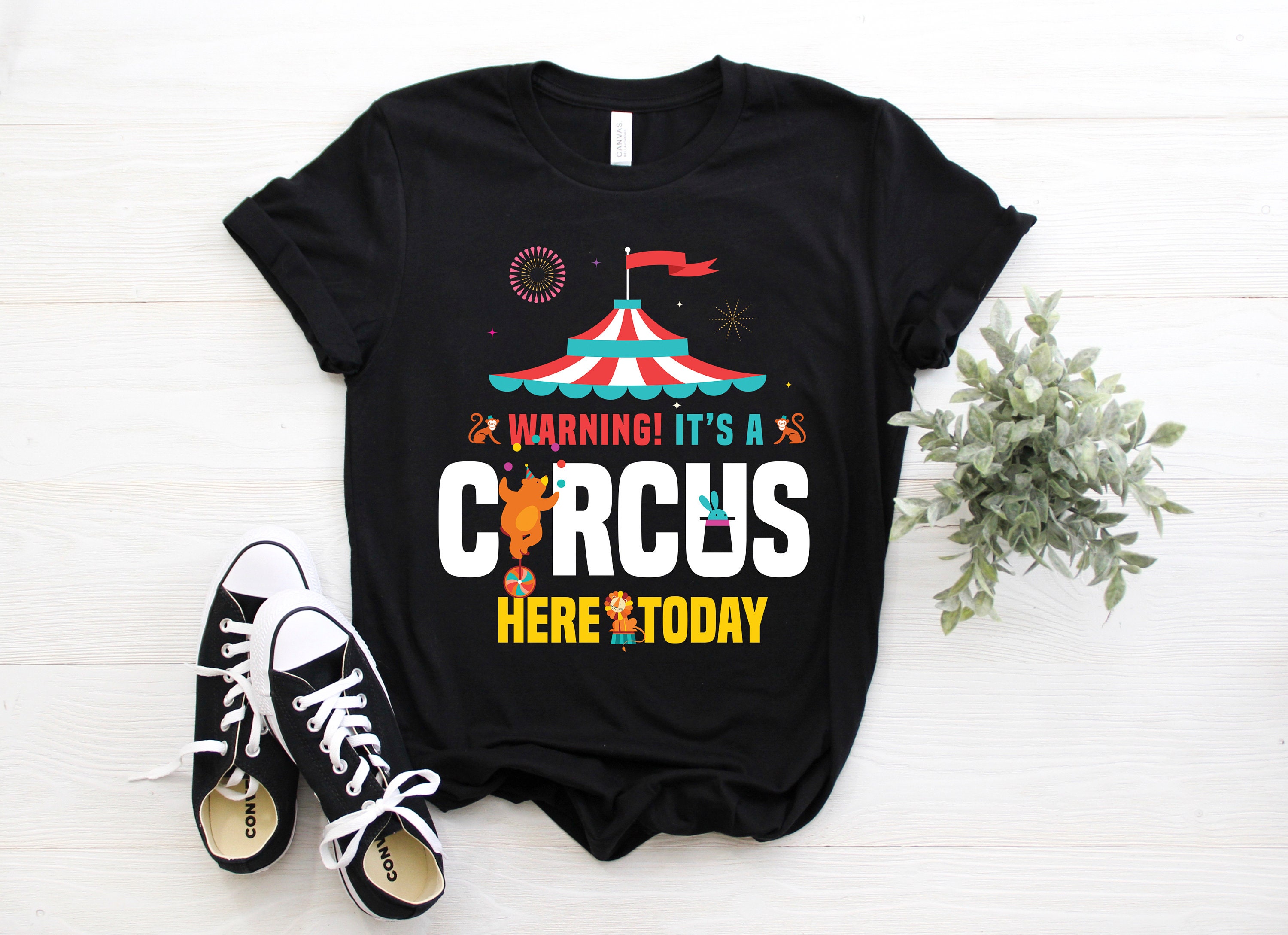 Warning It's A Circus Here Today Circus Monkeys Staff - Etsy