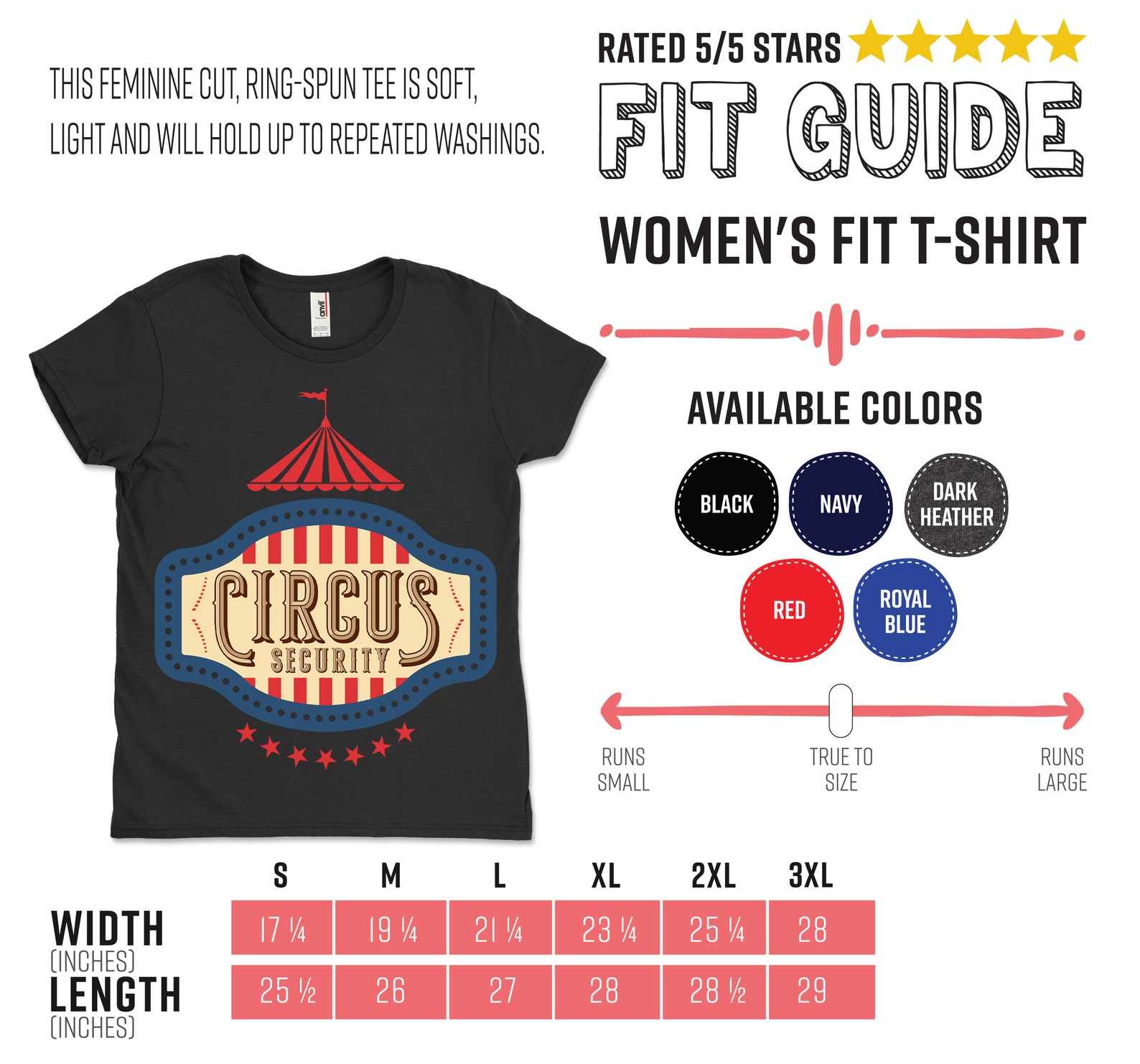 Circus Party Circus Security Vintage Retro T-shirt Circus in Here Event ...