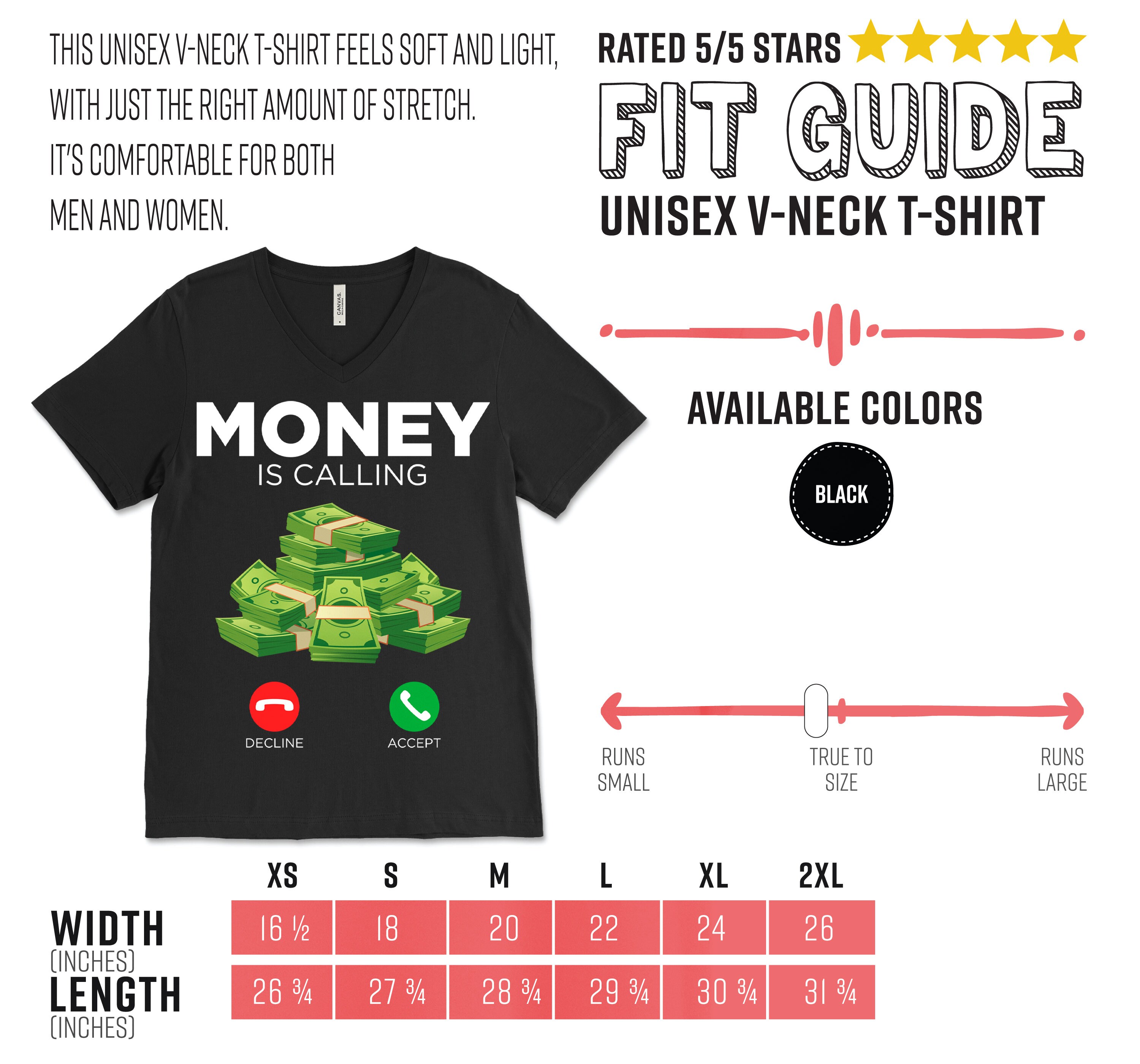 Hustle Hundred Dollar Bill Money Calling T-shirt Wealth - Etsy
